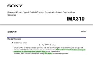 Sony a9’s IMX310 Sensor Has 16 Bit, Global Reset Shutter, On-chip Dual ...