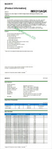 5 New Sony Sensor Leaked: IMX311, IMX313, IMX409, IMX521, IMX554 | Sony ...